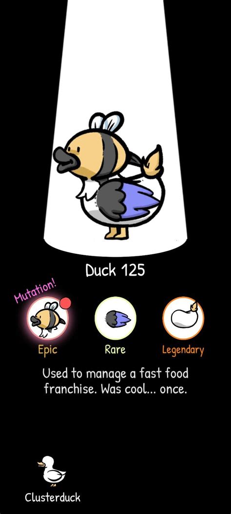 44 Cluster Duck Ideas To Save Today Duck Mutation Cluster And More