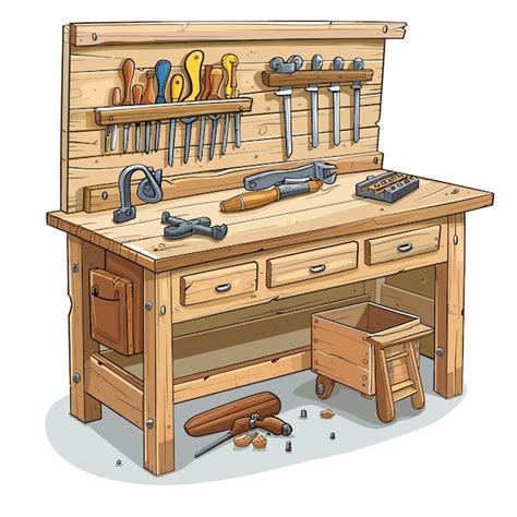 Workbench Premium Ai Generated Vector