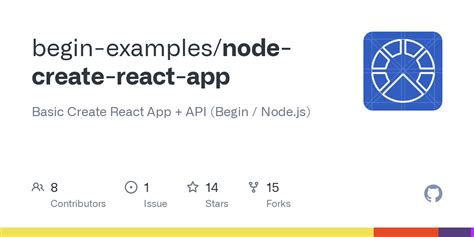 GitHub Begin Examples Node Create React App Basic Create React App API Begin Node Js