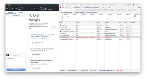 Certificate Error For Github Com Issue 16187 Desktop Desktop GitHub