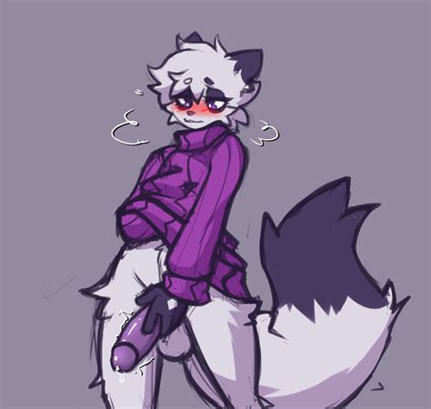 Rule Anthro Arctic Fox Blush Bodily Fluids Bottomless Breath Canid Canine Clothed Clothing