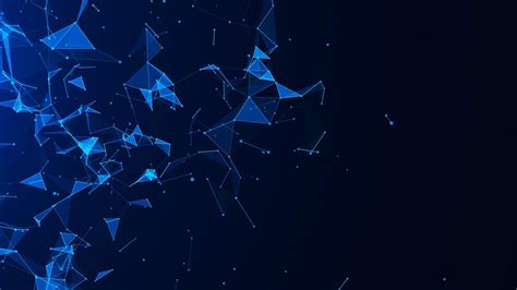 Premium Photo Abstract Digital Blue Background Plexus Effect Network Connection Structure