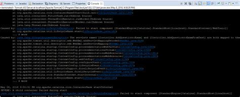 lỗi khi satrt tomcat8 programming dạy nhau học