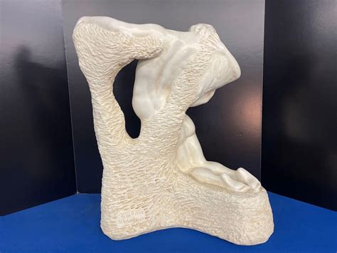 S Eylanbekov A Ceramic Sculpture After Rodin Depicting Two Nude Figures Kissing Mutualart