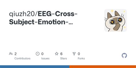 Github Qiuzh20eeg Cross Subject Emotion Recognition