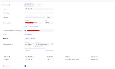 wireguard vpn connected but no access to internet lan r ubiquiti