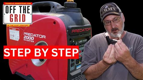Replacing Recoil Cord on a Predator 2000w Inverter Generator - YouTube