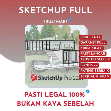 Jual PAKET SKETCHUP PRO BONUS LYNDA ECOURSE V RAY ENSCAPE THEA RENDER MATERIAL