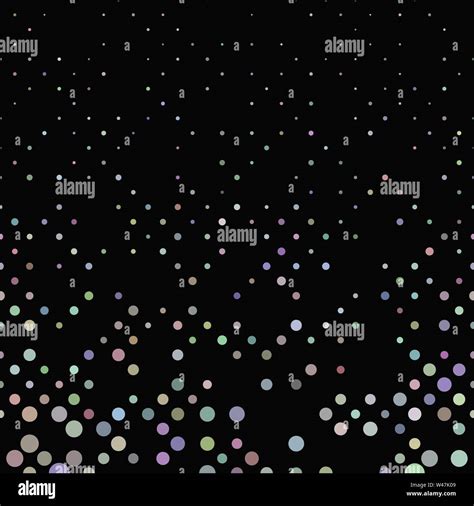 Colorful Geometric Dot Pattern Vector Snowfall Background Graphic From Dots Stock Vector Image