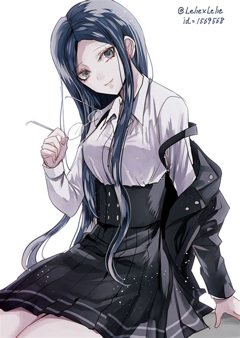 shirogane tsumugi danganronpa and 1 more drawn by z epto chat noir86