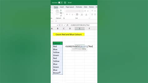 How To Use Count Function In Excelviral Ytshorts Shorts Youtube