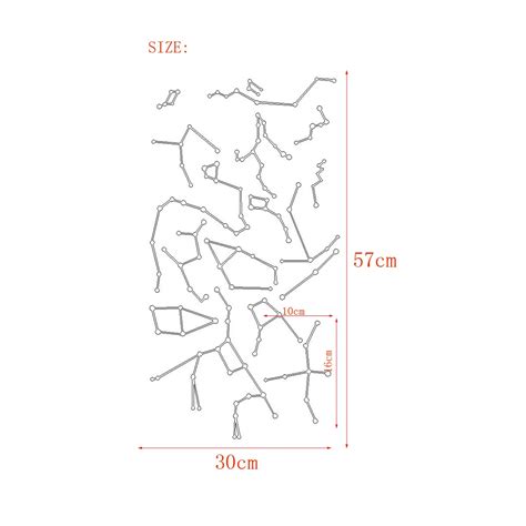 Xd003 креативные наклейки на стену созвездие украшение для гостиной