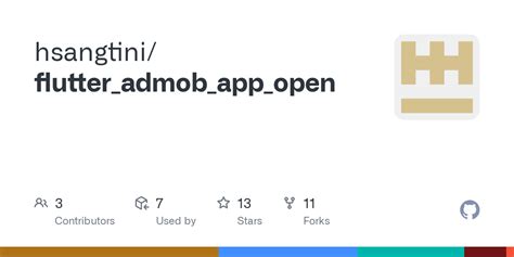 Github Hsangtiniflutteradmobappopen