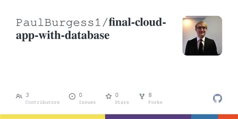 Github Paulburgess1 Final Cloud App With Database