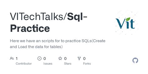 Github Vitechtalkssql Practice Here We Have An Scripts For To