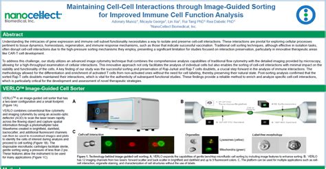 Cell Cell Interactions Through Image Guided Sorting Nanocellect Cell Cell Interactions Through Image Guided Sorting Nanocellect