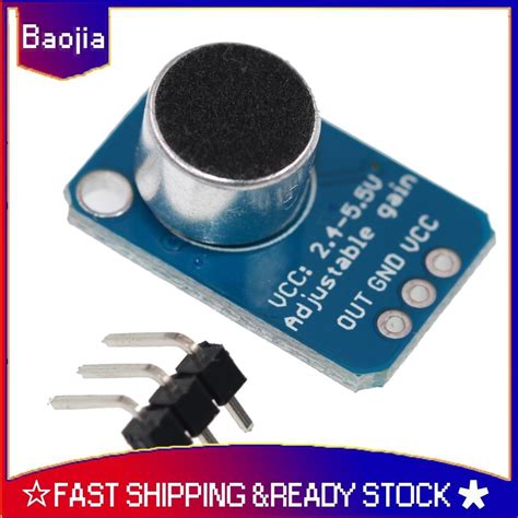 baojia electret microphone amplifier audio amplification preamplifier high clarity sensitivity