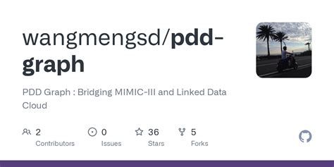 Github Wangmengsd Pdd Graph Pdd Graph Bridging Mimic Iii And Linked Data Cloud