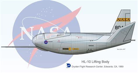 Northrop Hl 10 Lifting Body For Nasa Space Shuttle Program