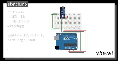 Ldr Wokwi Esp32 Stm32 Arduino Simulator
