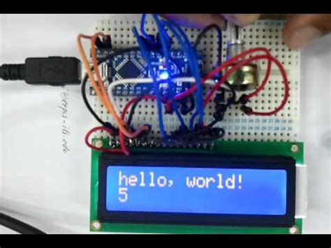 Arduino LCD Hello World Demo YouTube