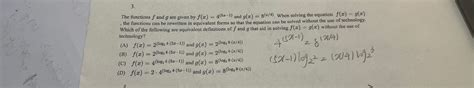 Solved The Functions F And G Are Given By F X X Chegg Com