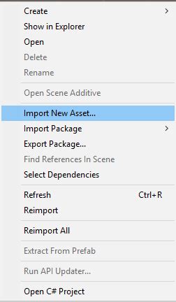 Importing Assets Unity Learn
