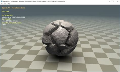 Opengl Es 31 And Opengl 40 Tessellation Demo Hacklab
