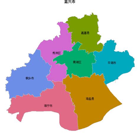 嘉兴市海盐县乡镇地图dwg数据浙江省wgs84坐标系中国乡镇dwg地图