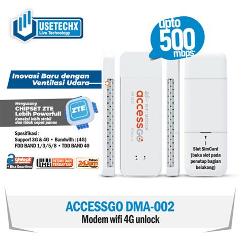 Jual Usb Modem Wifi 4g Lte Accessgo Dma 002 All Operator Smartfren Jakarta Pusat Usetechx
