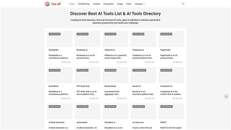 Tyy Ai Tools Premier Directory For Leading Ai Solutions Tyy Ai Tools
