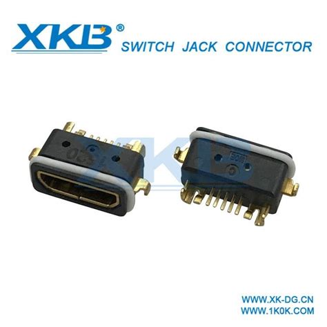 IP68 Waterproof Type Microusb Connector Xk 08002 XKB China Manufacturer Terminal