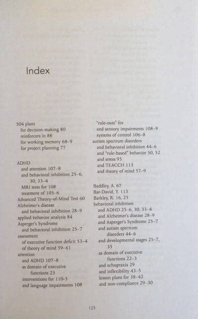 Executive Function Dysfunction Sue Larkey
