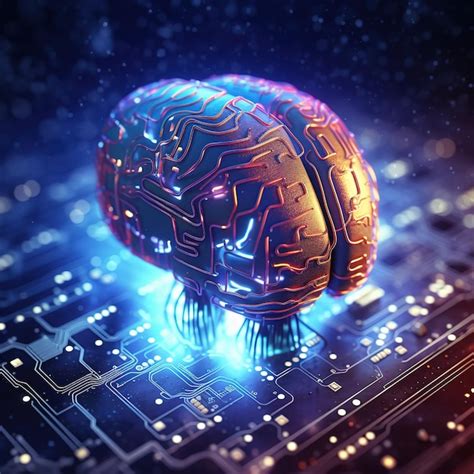 premium ai image futuristic microchip processor quantum computer big