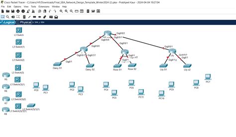 Topology Objective ﻿cisco Packet Tracer