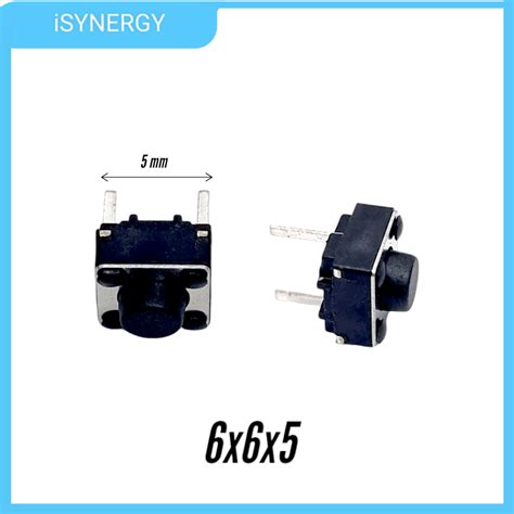 Tact Tactile Switch Push Button 4 Pins 2 Pins 12x12x7 5 6x6x4 3 6x6x5 6x6x6 Shopee