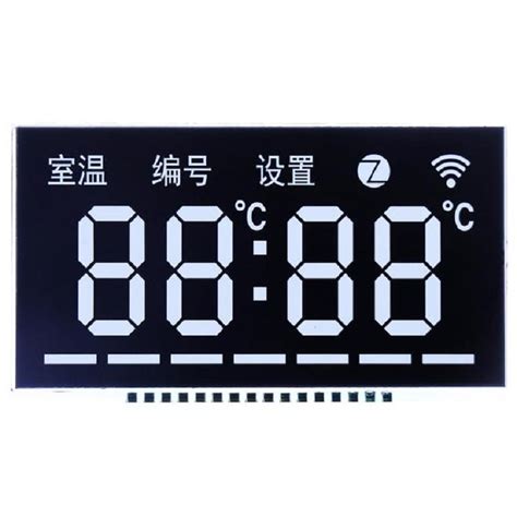 Custom Electronic Meter Segment LCD Panel China Custom Electronic Meter Segment LCD Panel And