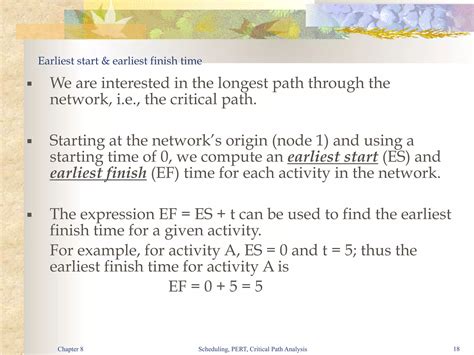 Scheduling Pert Critical Path Analysis Pdf