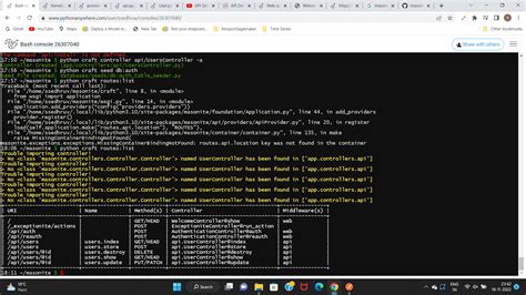 Masonite Api · Issue 736 · Masoniteframeworkmasonite · Github