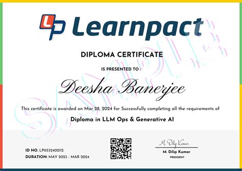 Diploma In Llm Ops And Gen Ai