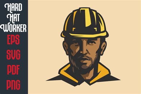 Vector Construction Worker In Hard Hat Graphic By Stompstock · Creative