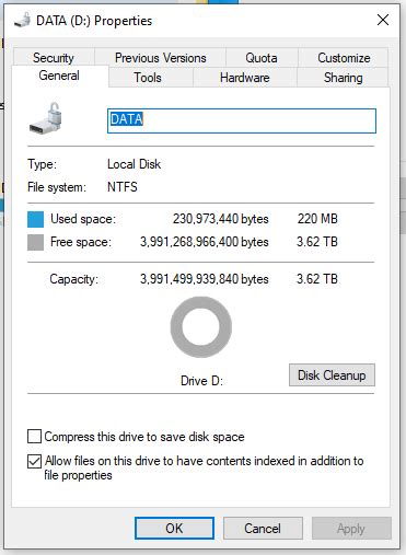 Hard Drive Windows Storage Spaces Using More Space Than The Content In It Super User