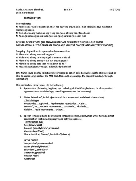 Mse Trans Pdf Cognitive Science Mental Processes
