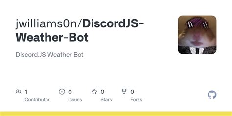 Github Jwilliams0ndiscordjs Weather Bot Discordjs Weather Bot