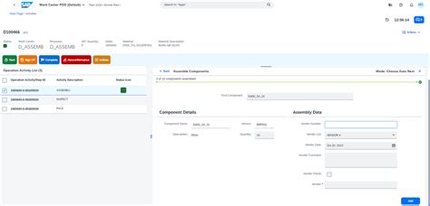 capture traceability data during component assembl sap community