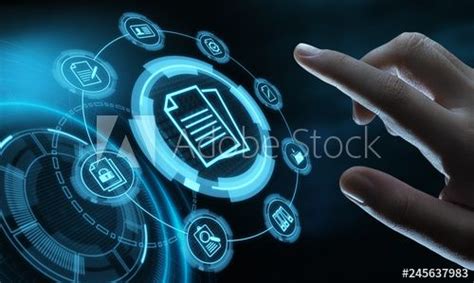 Document Management Data System Business Internet Technology Concept