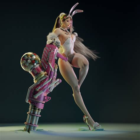 Lou Ll Artist Art Girl Art Bunnysuit D Art Joyreactor