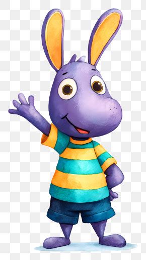 The Backyardigans Purple Bunny Cartoon Character Png