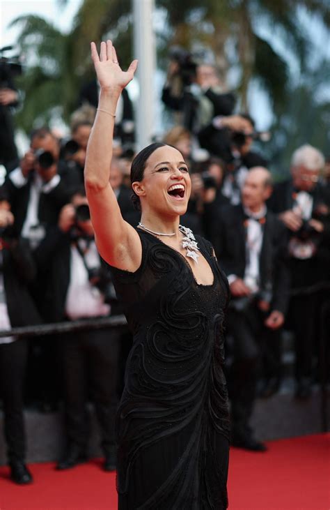 Michelle Rodriguez Electrifies At Cannes Film Festival Premiere • Celebmafia