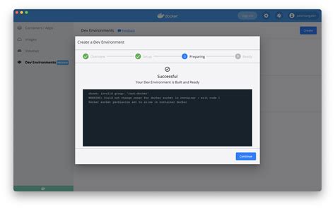 Permission Error Issue Docker Dev Environments GitHub